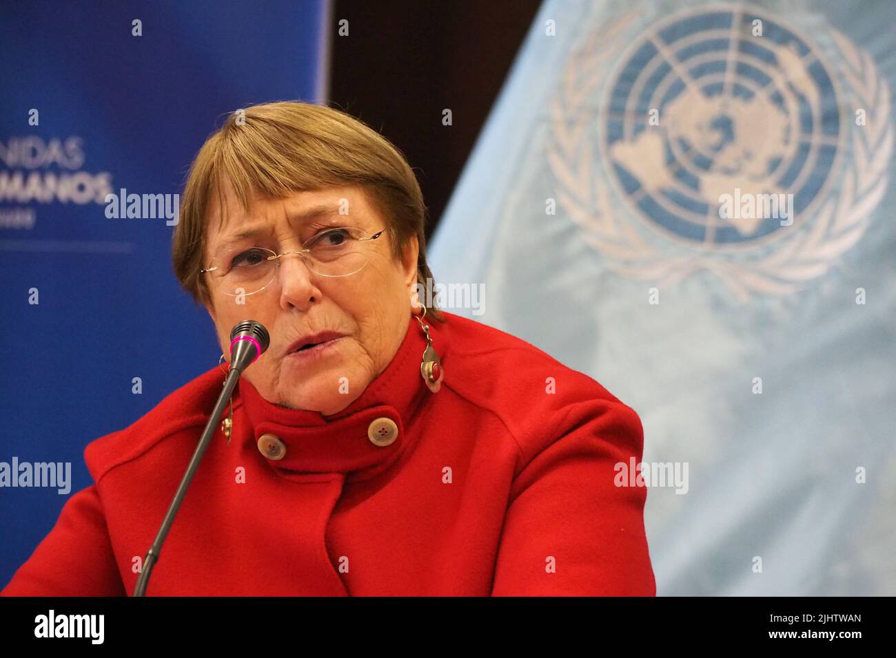 Michelle bachelet un hi-res stock photography and images - Alamy