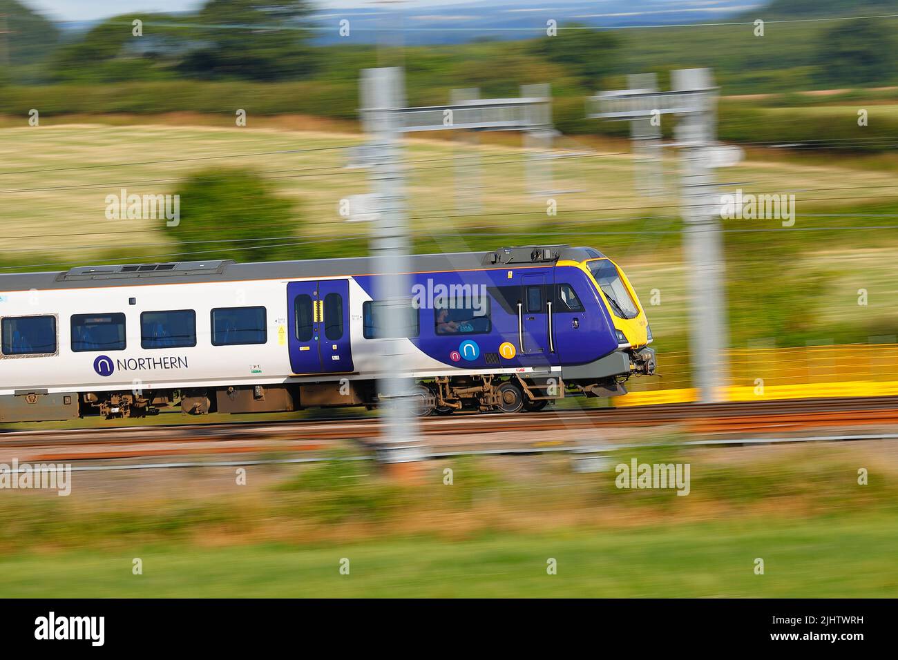 Fast moving northern arriva train hi-res stock photography and images ...