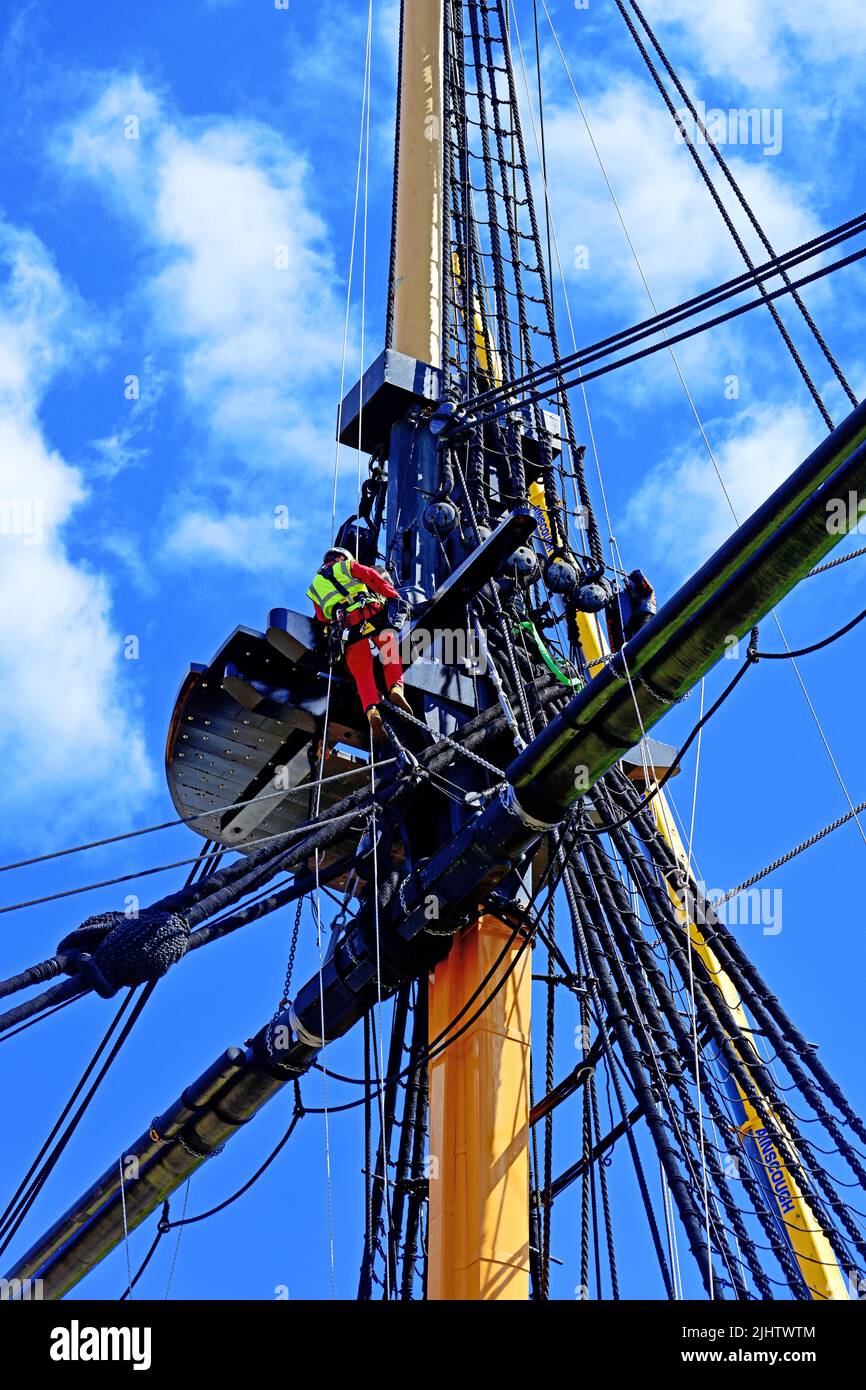 HMS Trincomalee it is now over 200 years old built in 1817 in Bombay ...