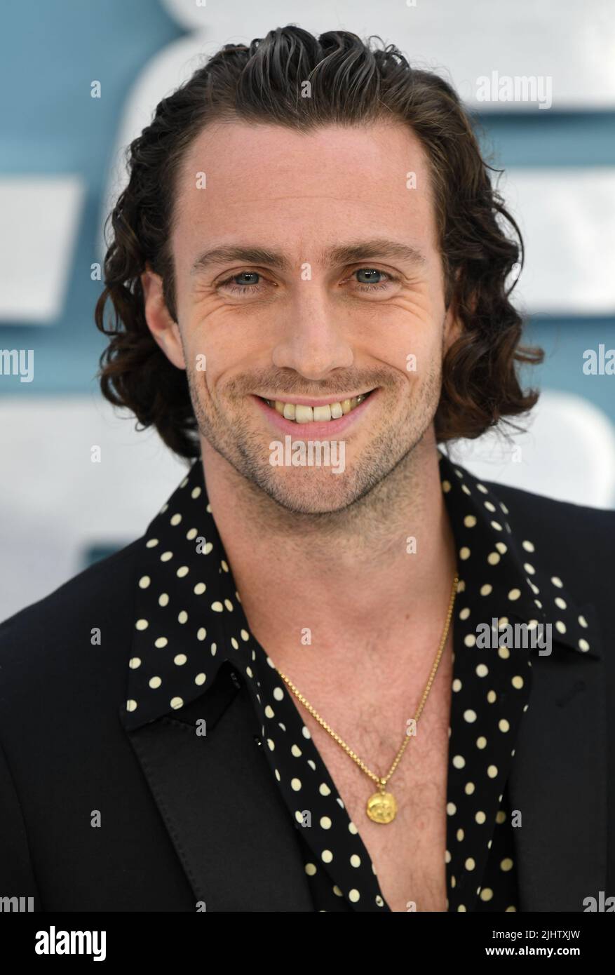 July 20th, 2022. London, UK. Aaron Taylor-Johnson arriving at the ...
