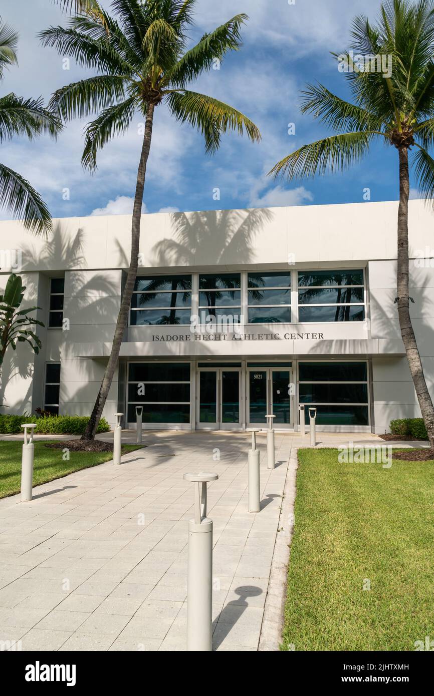 CORAL GABLES, FL, USA - JULY 2, 2022: on the campus of the University ...
