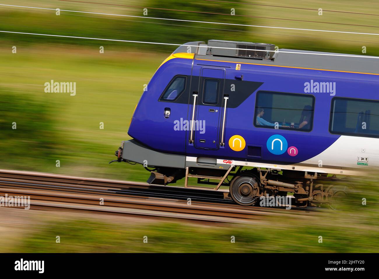 A British Rail Class 185 seen here passing through Colton Junction near ...