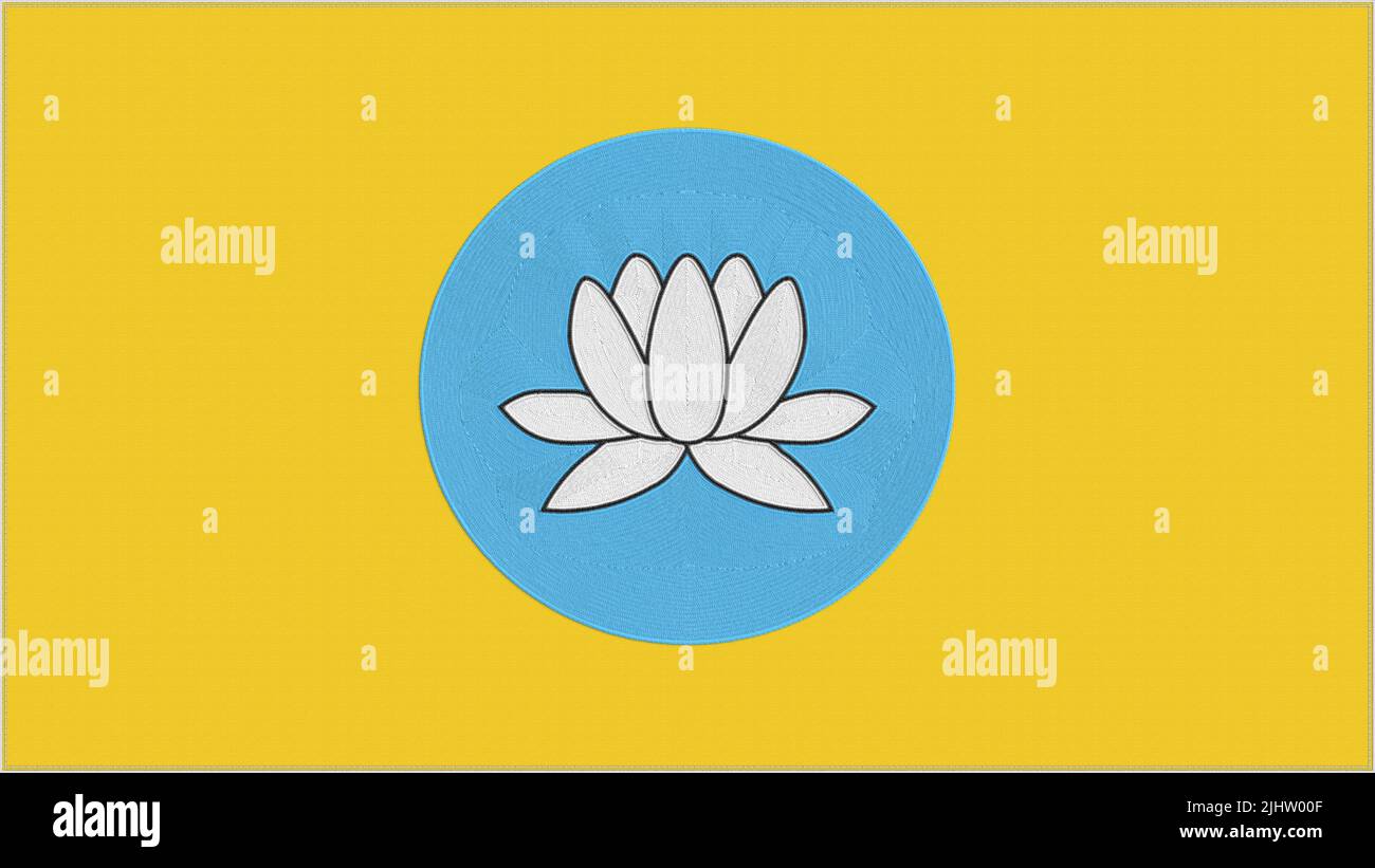 Flag of kalmykia hi-res stock photography and images - Alamy