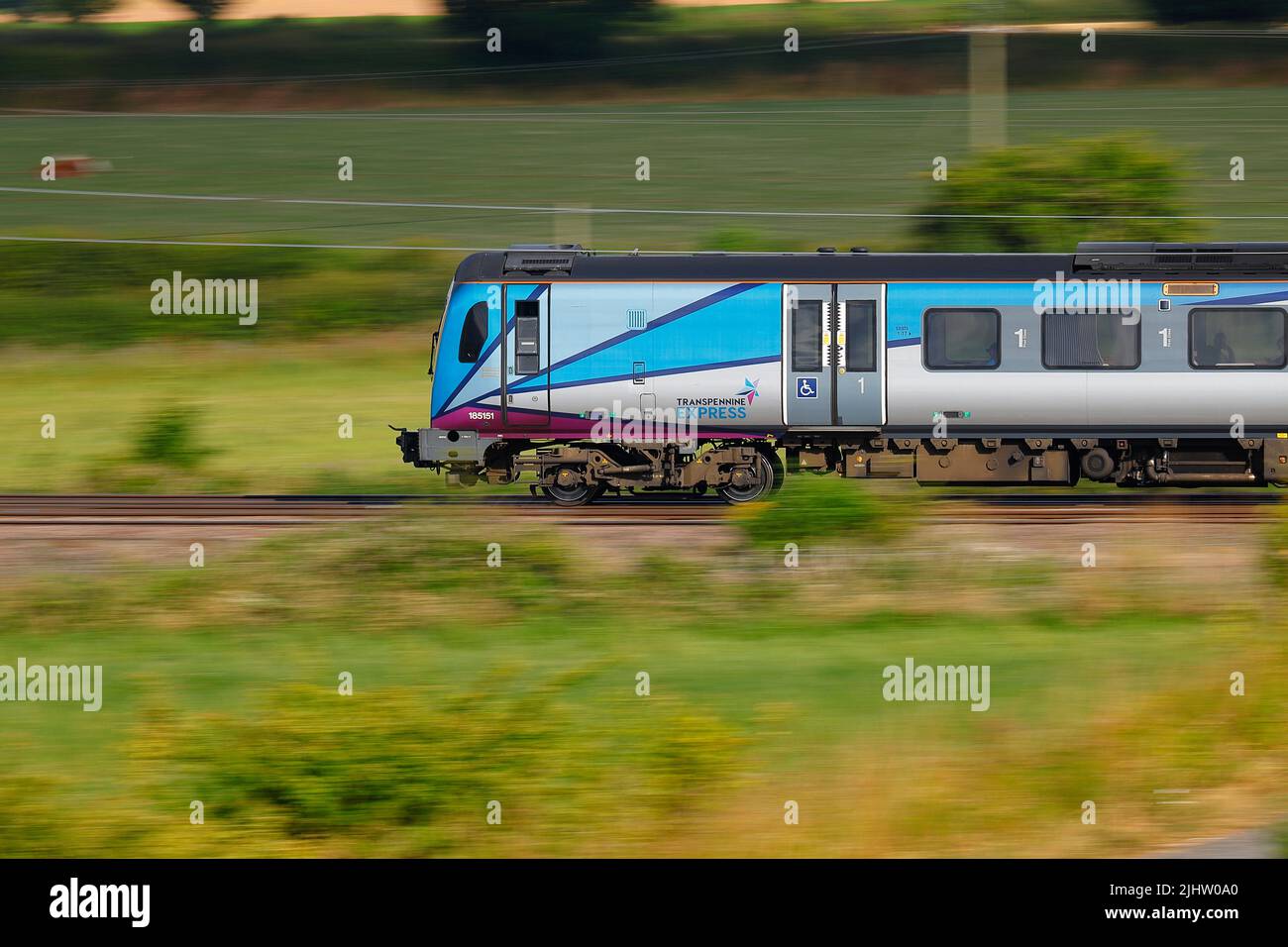 A British Rail Class 185 151 seen here passing through Colton Junction ...