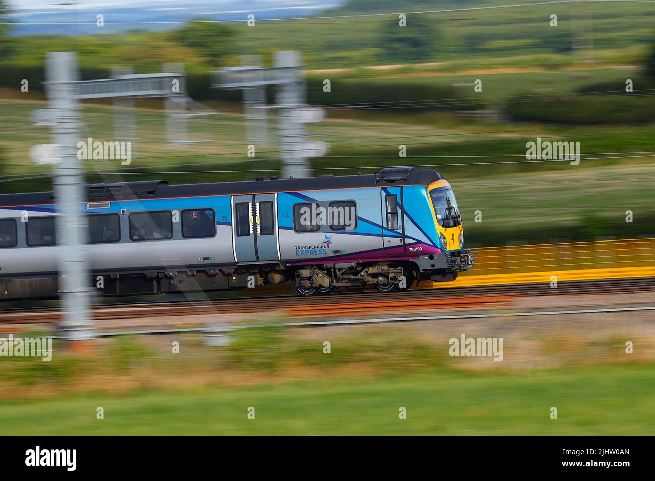 A British Rail Class 185 139 operated by Transpennine Express seen here ...