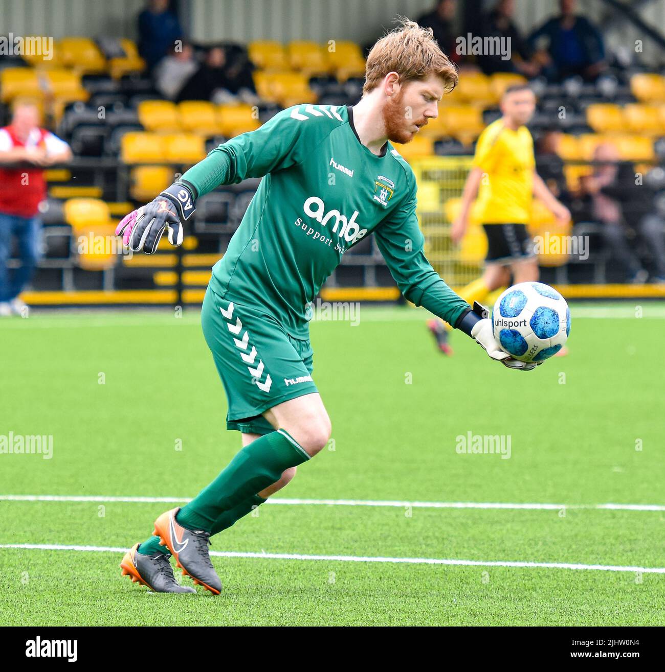 Joe McGovern in action - H&W Welders Vs Ballymacash Rangers (Pre-Season ...