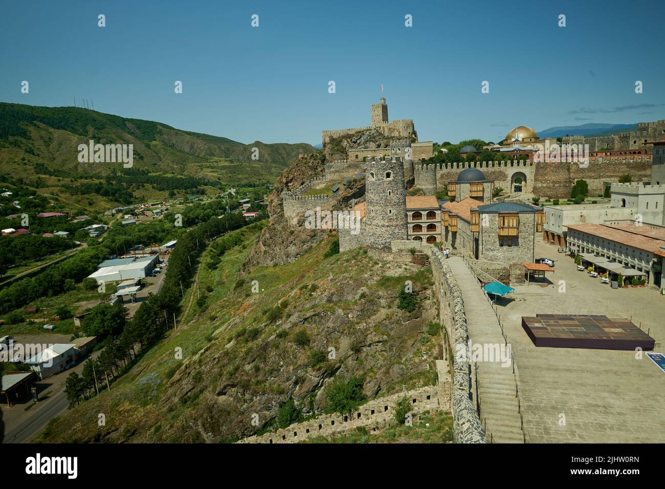 Akhaltsikhe (Rabati) Castle located in the city of Akhaltsikhe in ...