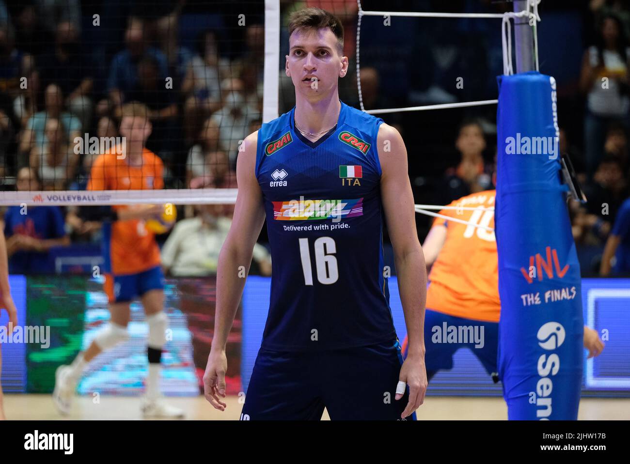 Unipol Arena, Bologna, Italy, July 20, 2022, Portrait of Yuri Romano ...