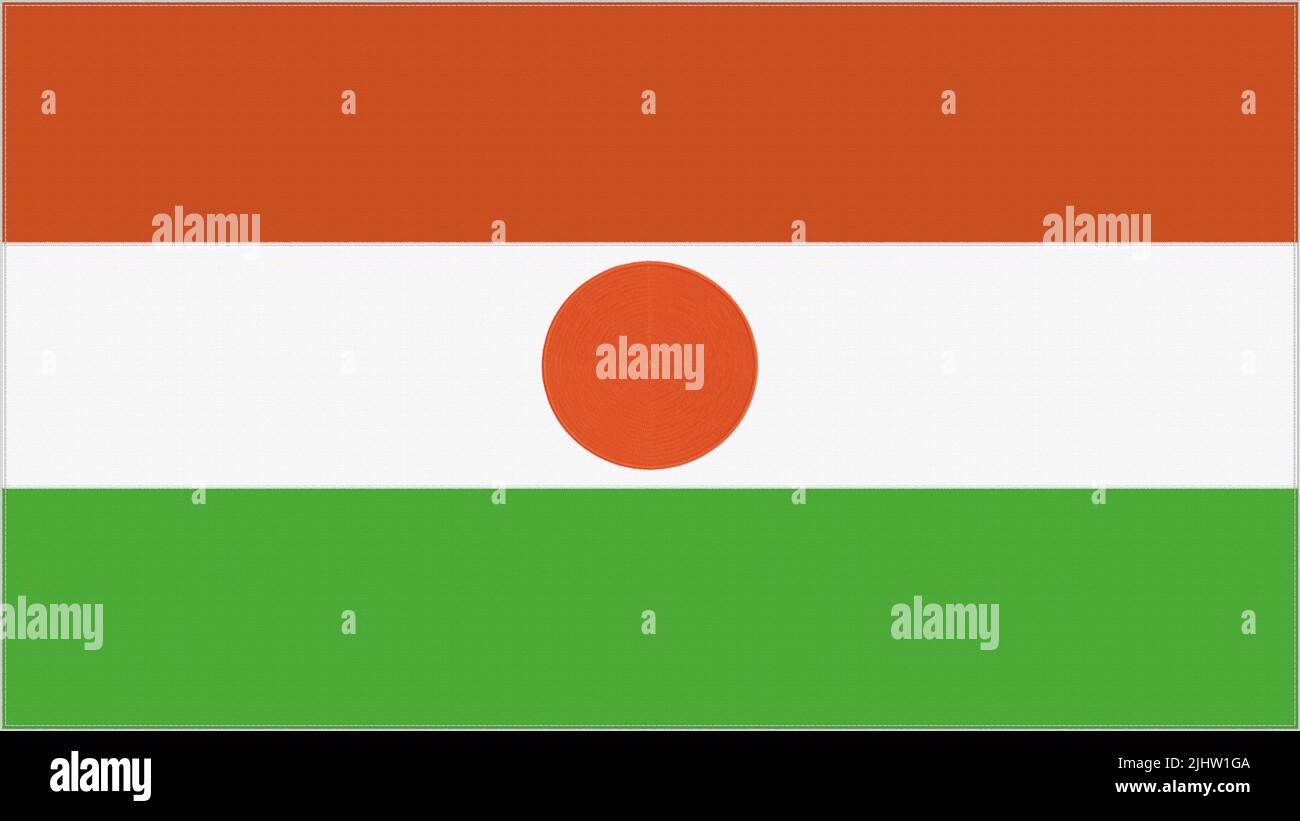 Niger fabric flag hi-res stock photography and images - Alamy