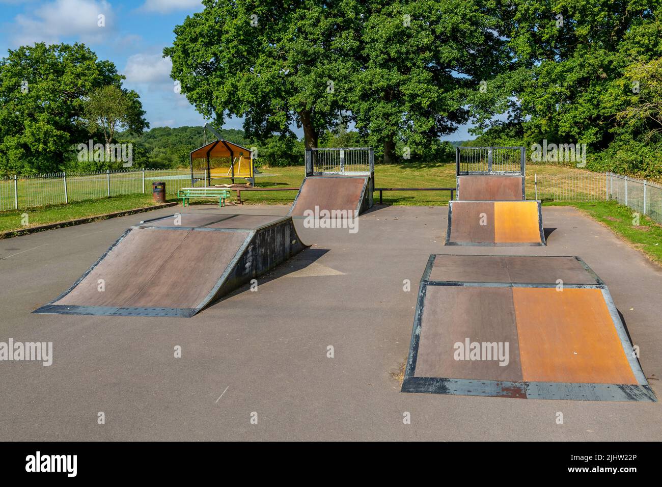 Skatepark in Morton Stanley Park, Redditch, Worcestershire, England ...