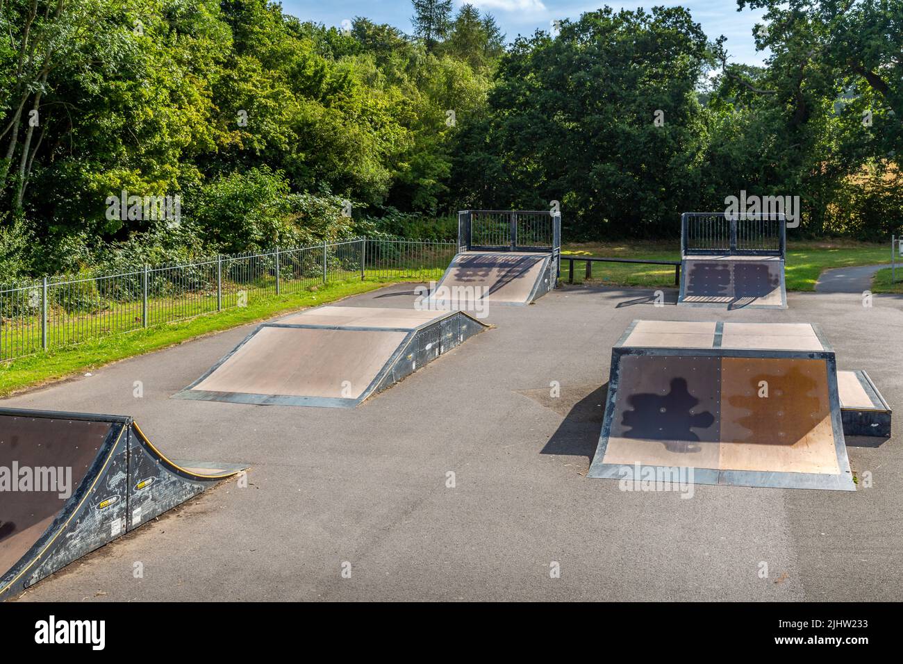 Skatepark in Morton Stanley Park, Redditch, Worcestershire, England ...