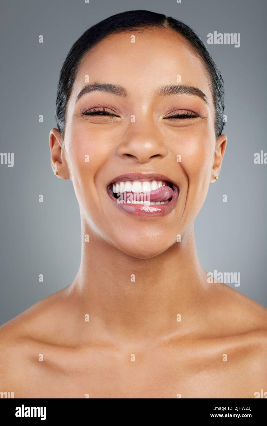 Girl youve got that yummy yum. a beautiful young woman posing against a ...