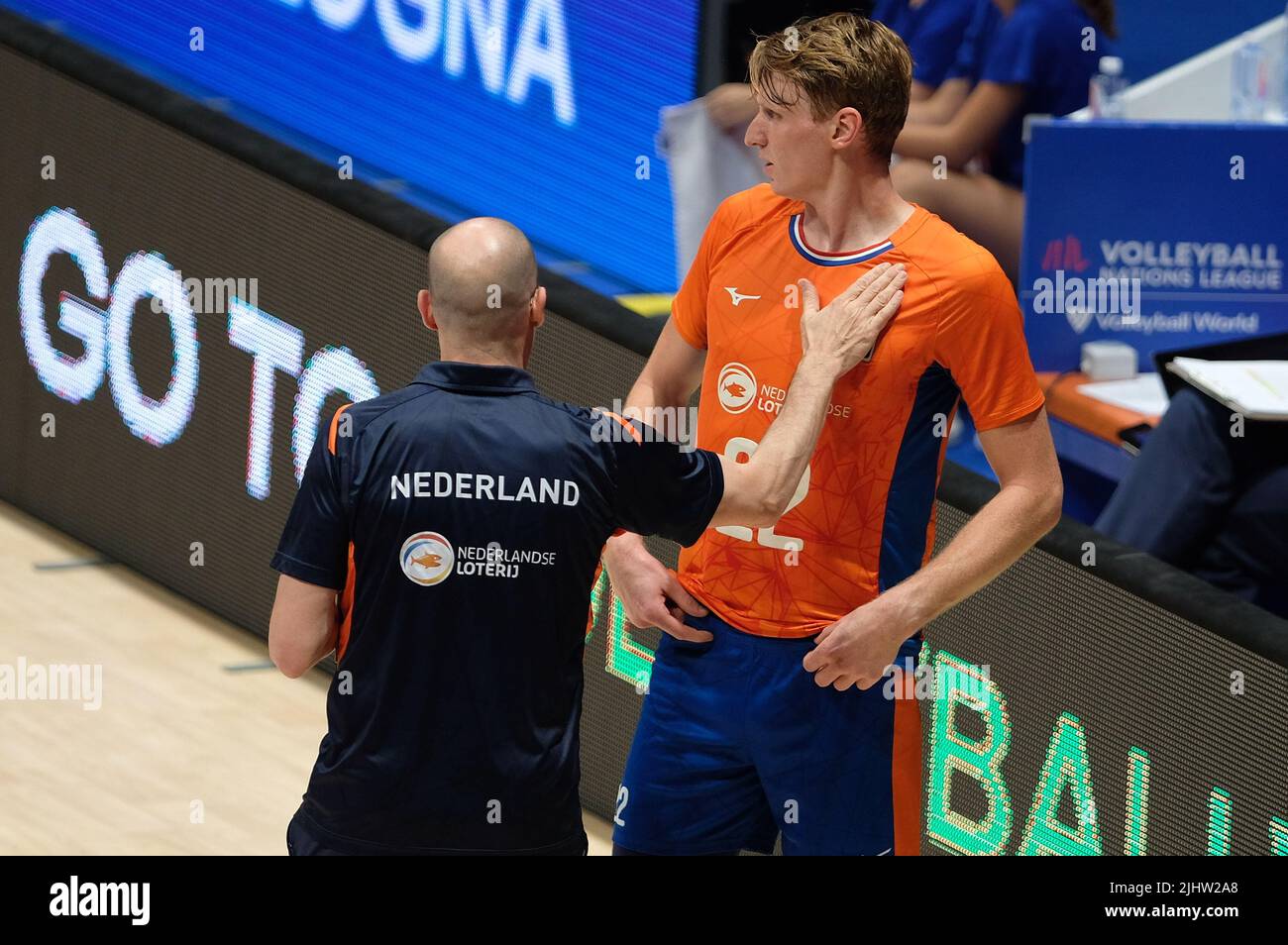 Twan Wiltenburg - (NED) during the Volleyball Intenationals Volleyball ...