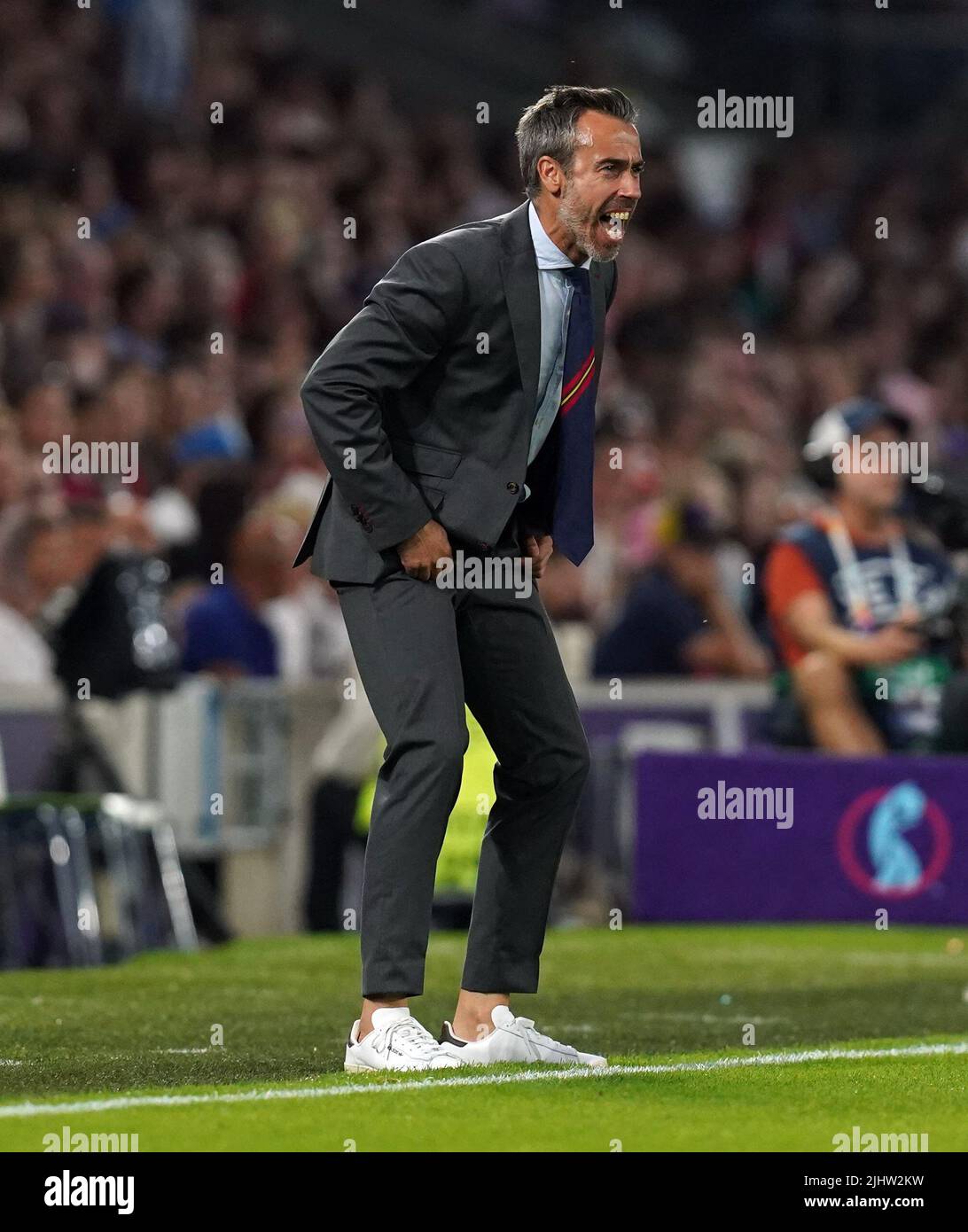 Spain head coach Jorge Vilda during the UEFA Women's Euro 2022 Quarter ...