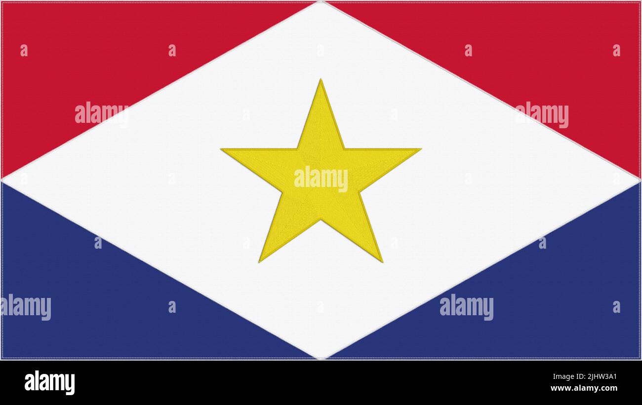Flag of saba hi-res stock photography and images - Alamy