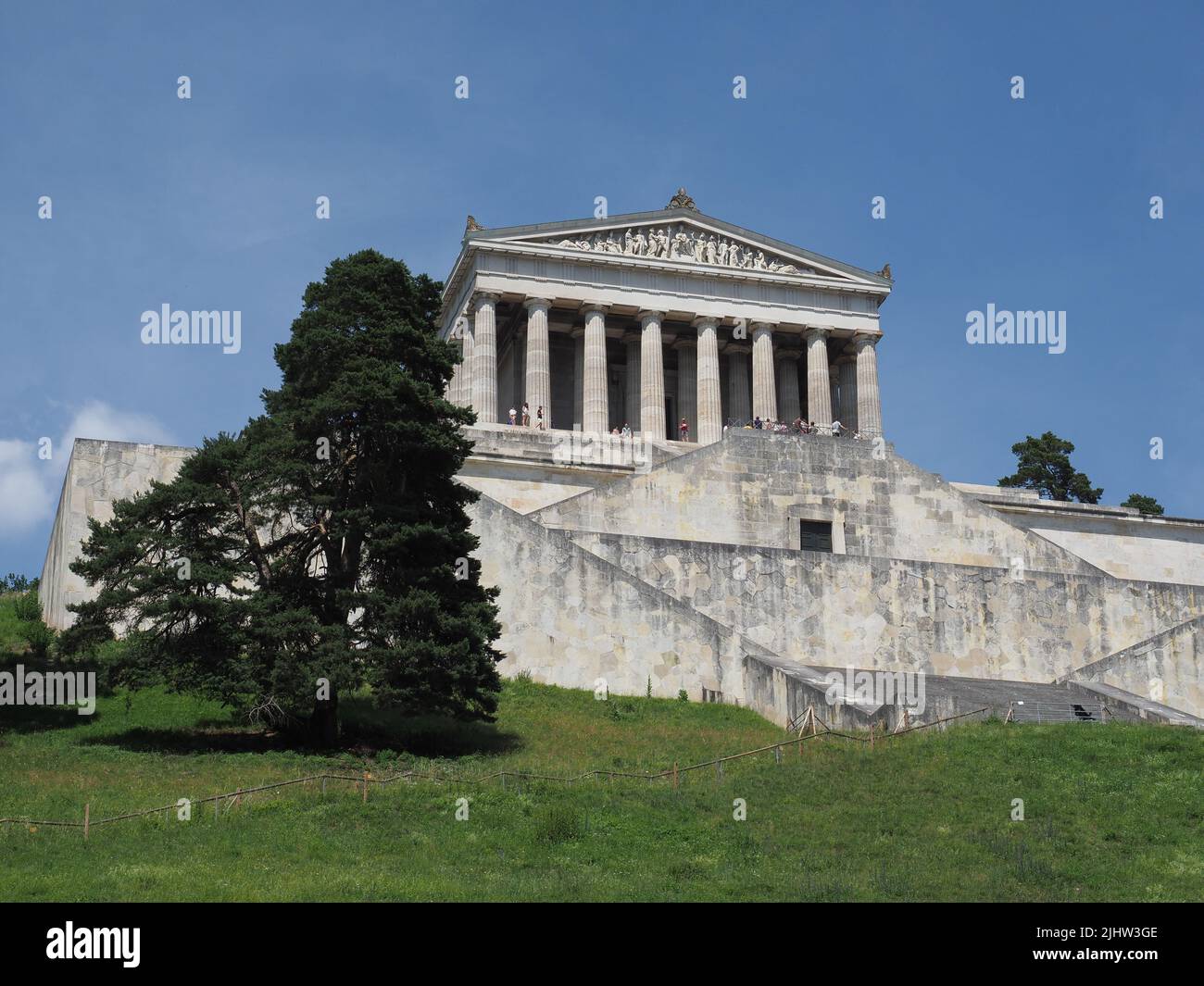 DONAUSTAUF, GERMANY - CIRCA JUNE 2022: Walhalla hall of fame temple ...
