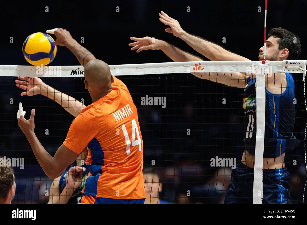 Unipol Arena, Bologna, Italy, July 20, 2022, Block of Daniele Lavia ...
