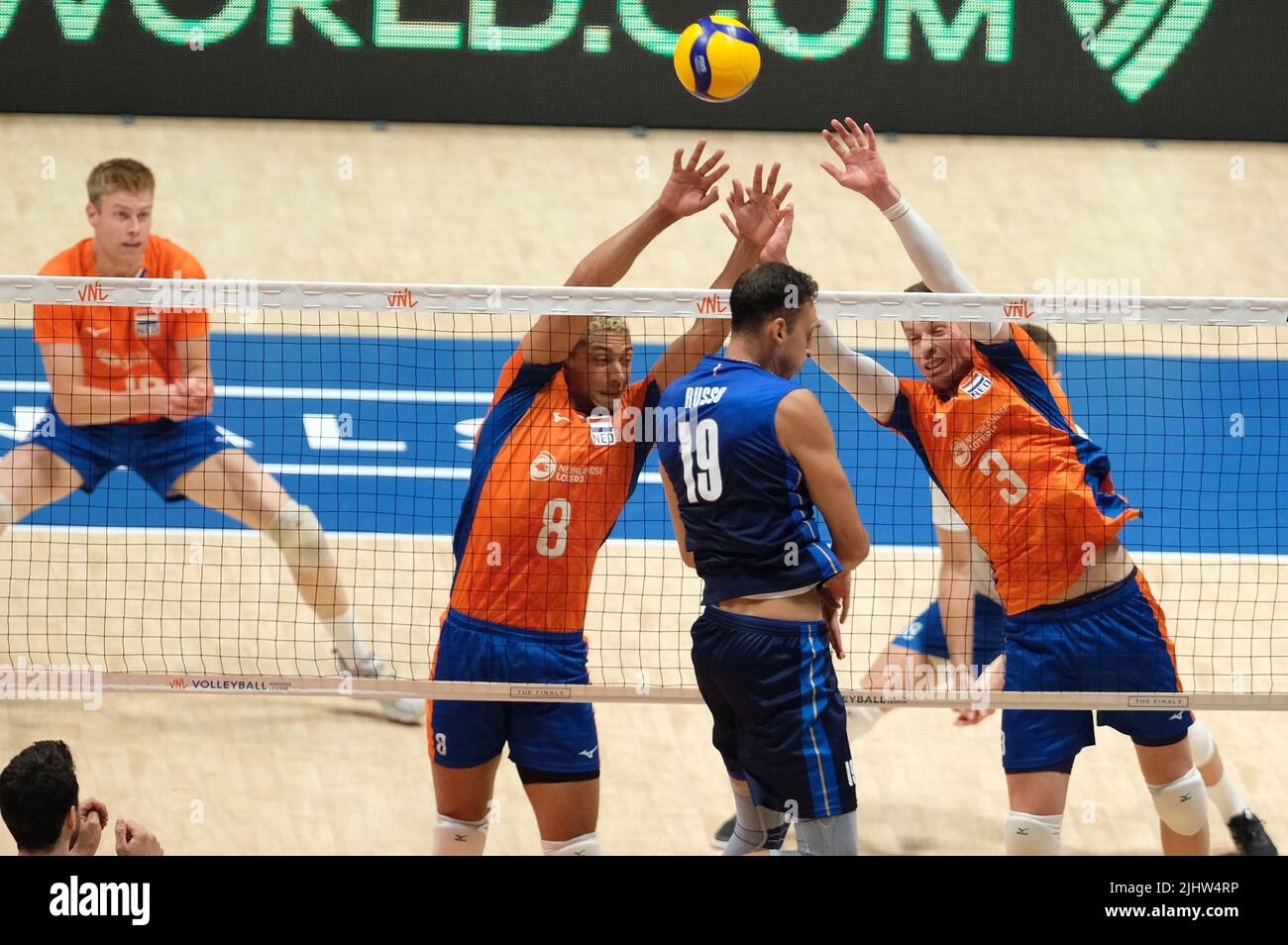 Unipol Arena, Bologna, Italy, July 20, 2022, Block of Fabian Plak ...