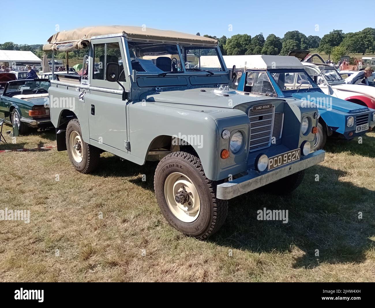 A 1972 Land Rover Series 3 parked on display at the 47th Historic ...