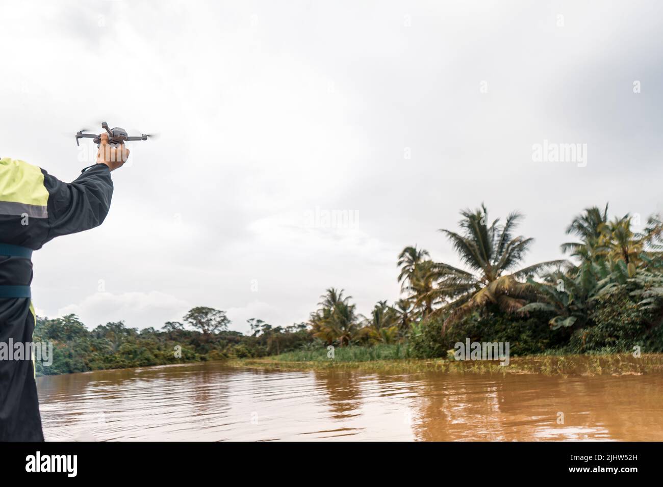 Male landing drone hi-res stock photography and images - Alamy