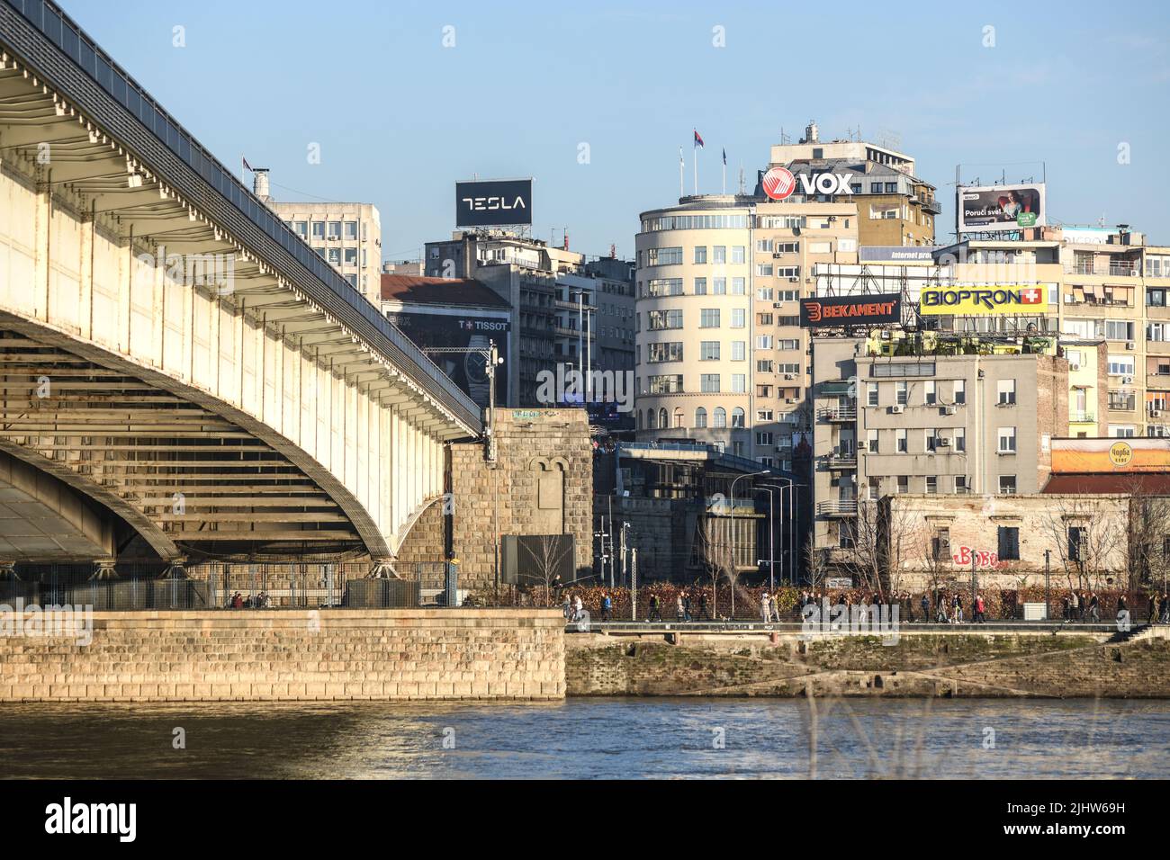 Belgrade sava riverside old hi-res stock photography and images - Alamy