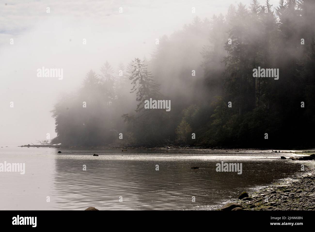 Late Morning Fog on the Straits Stock Photo - Alamy