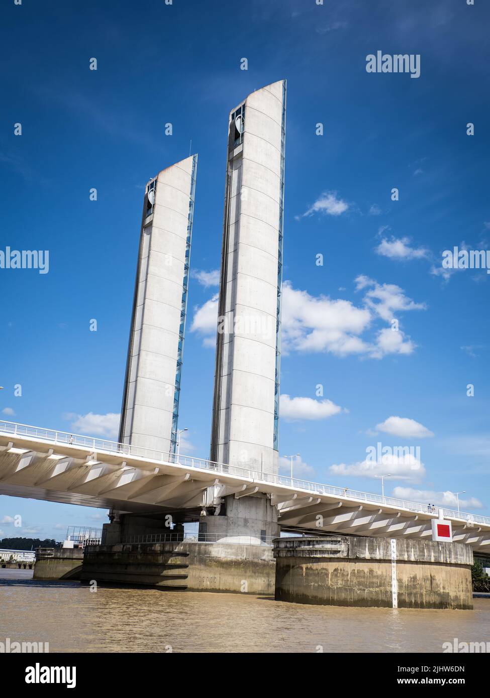Details of Pont Jacques Chaban Delmas, Bordeaux, France Stock Photo - Alamy