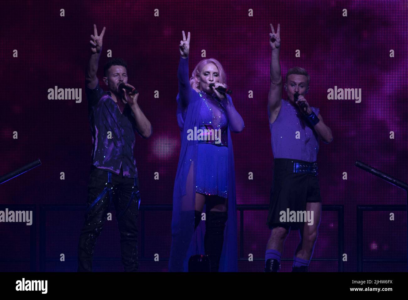 Steps performing in concert at the Utilita Arena, Newcastle on November ...