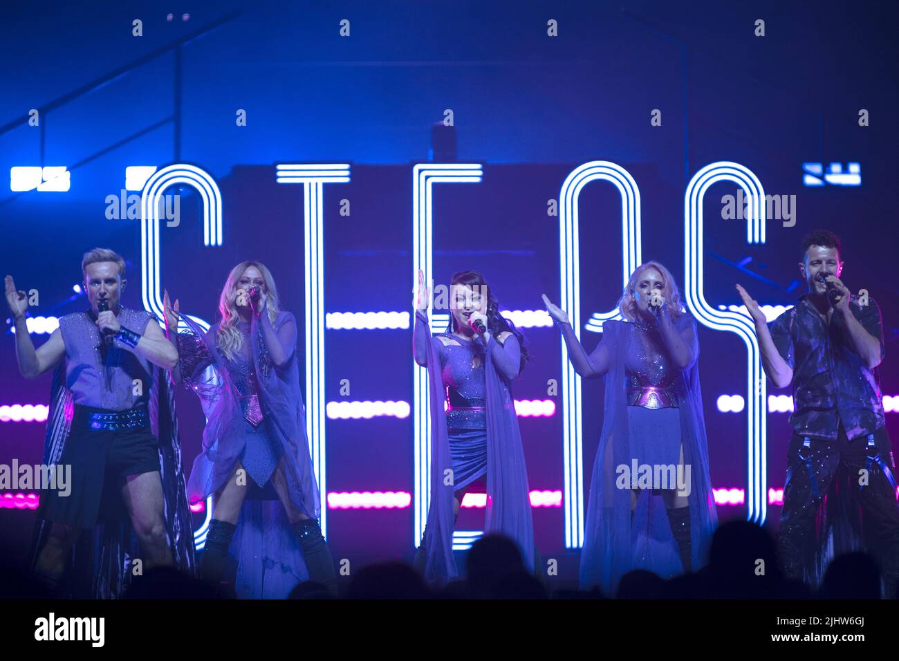 Steps performing in concert at the Utilita Arena, Newcastle on November ...