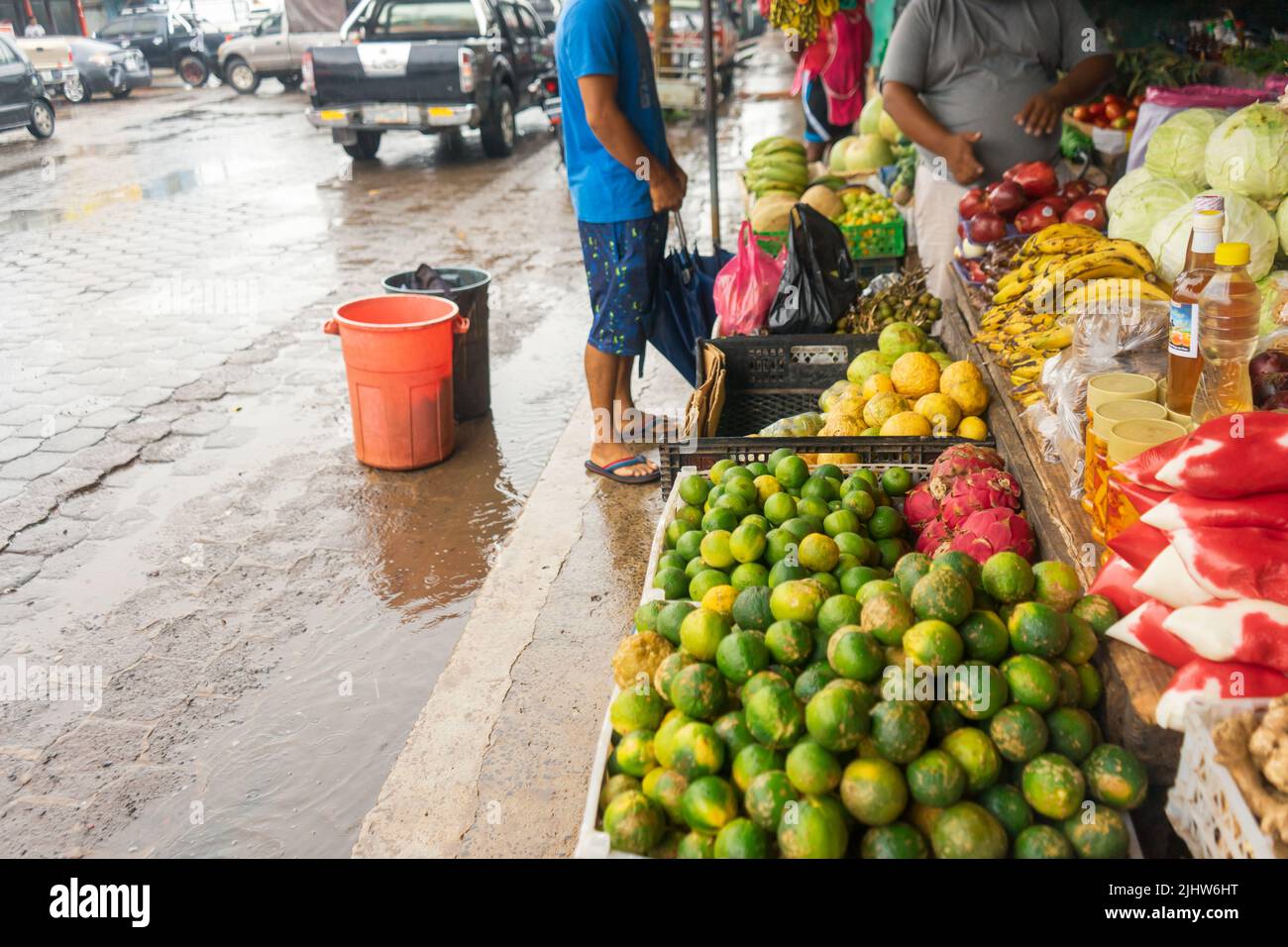 Green bananas honduras hi-res stock photography and images - Alamy
