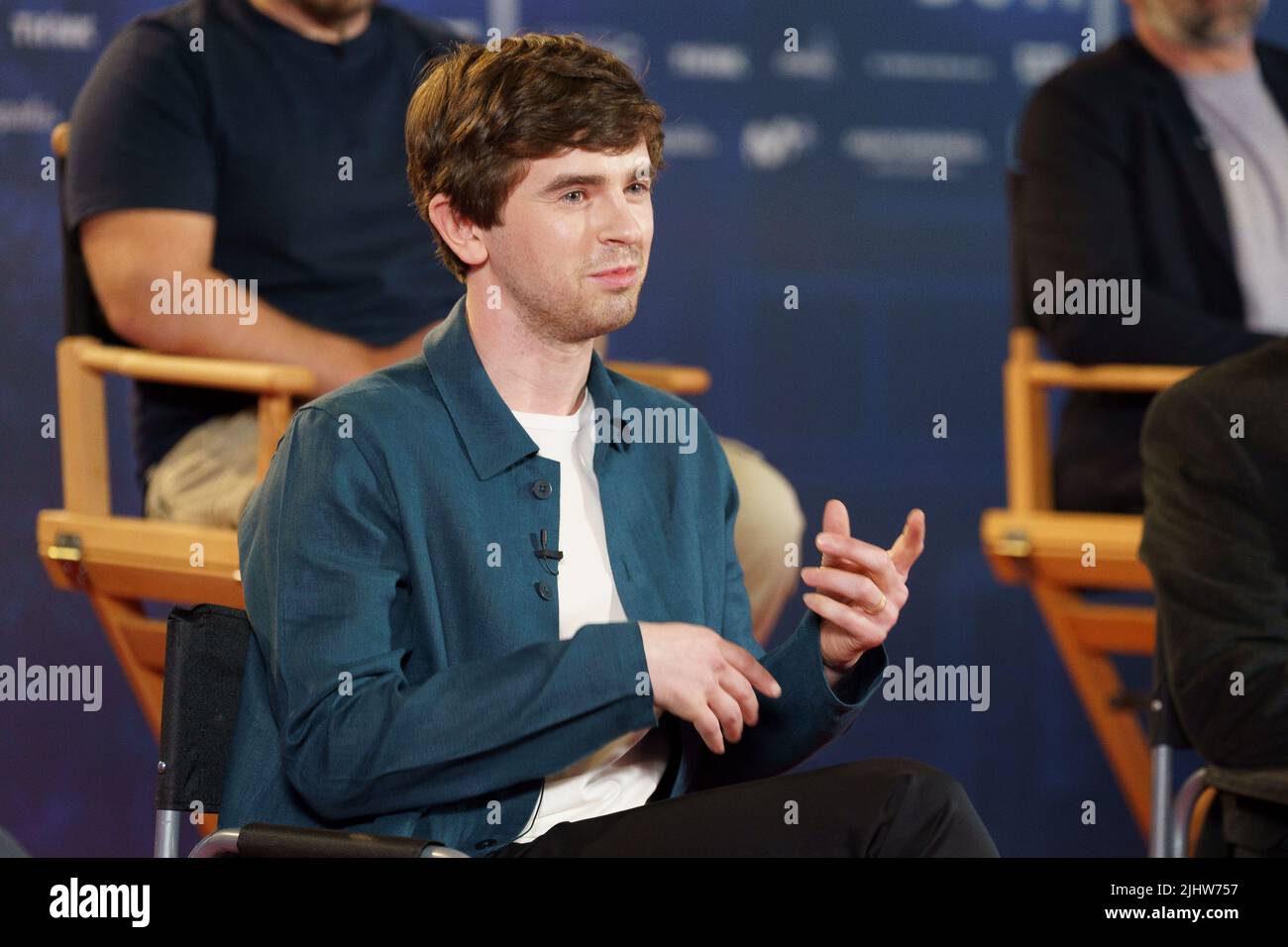 British actor Freddie Highmore during the photocall for the film 'Way ...