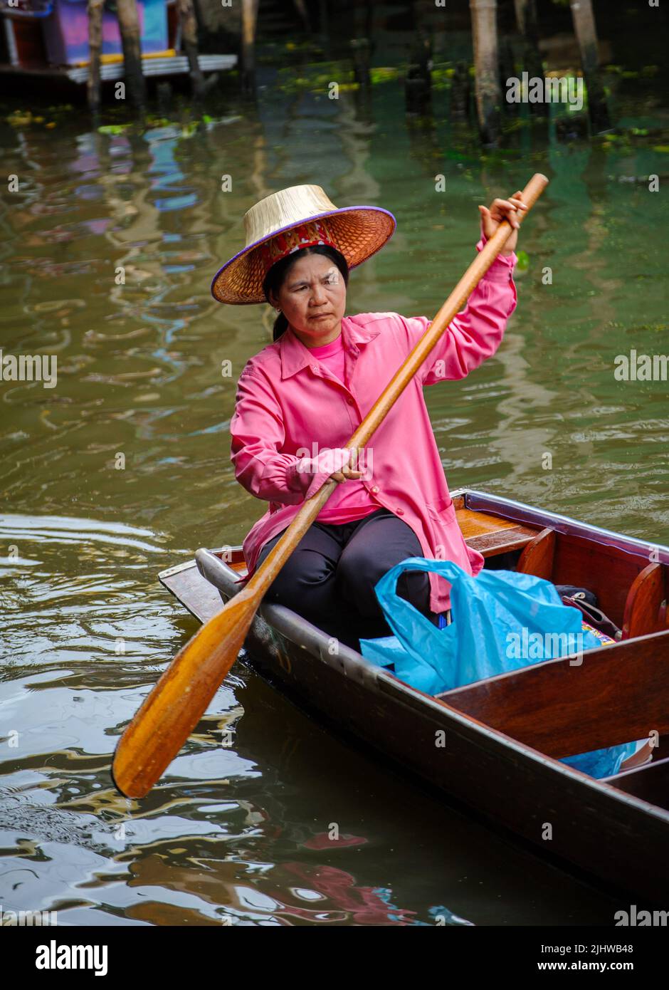 The Floating Market, Thailand Stock Photo - Alamy