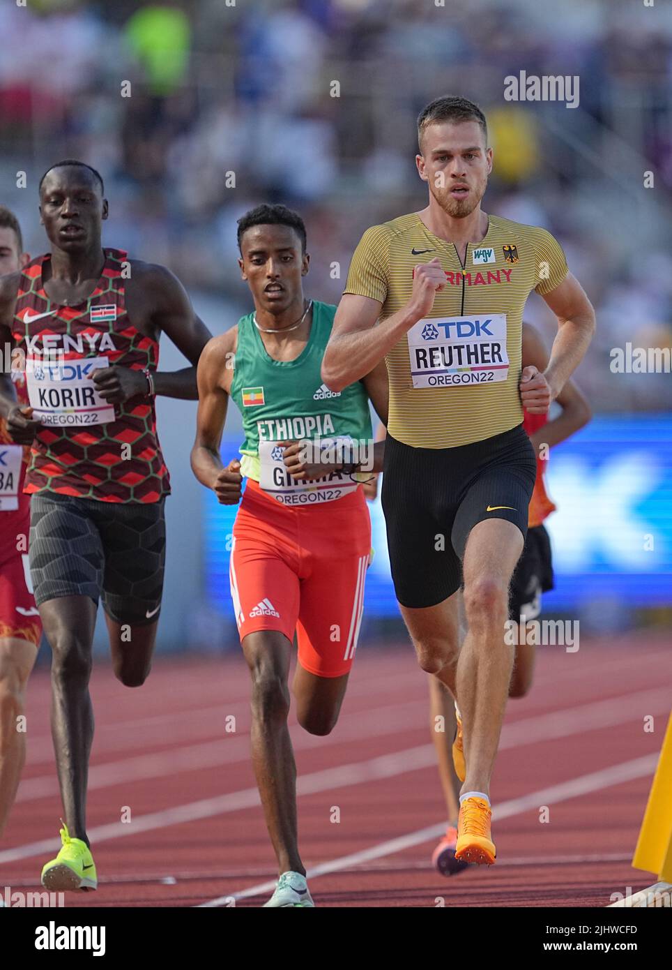 Eugene, USA. 20th July, 2022. Athletics: World Championships, 800 ...