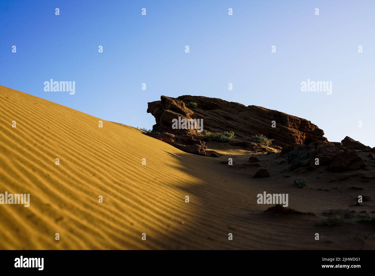 Sand dunes in the desert , Morocco Stock Photo - Alamy