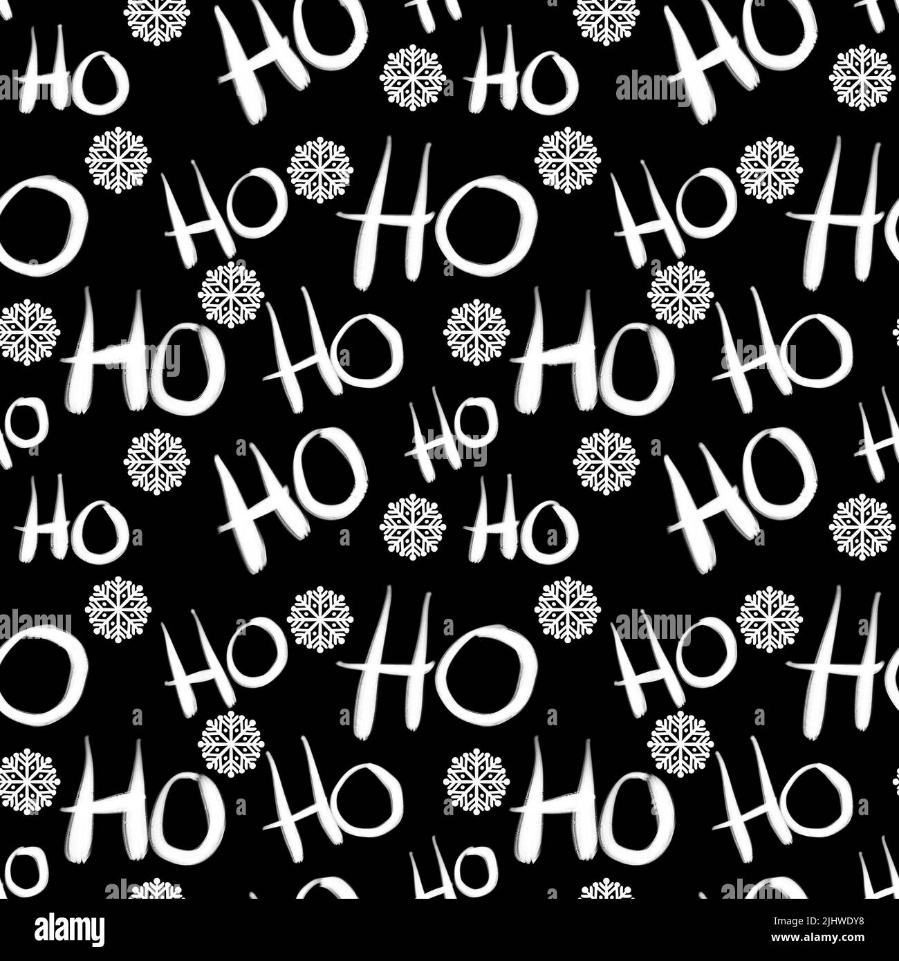 Christmas seamless Santa ho ho ho pattern for new year gifts and ...