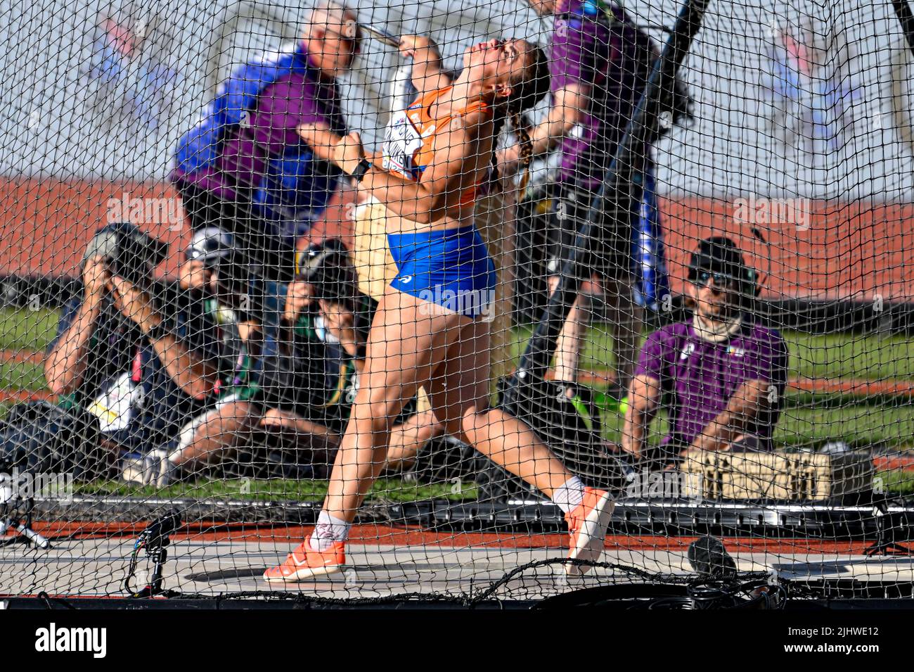 EUGENE, UNITED STATES - JULY 20: Jorinde van Klinken of The Netherlands ...