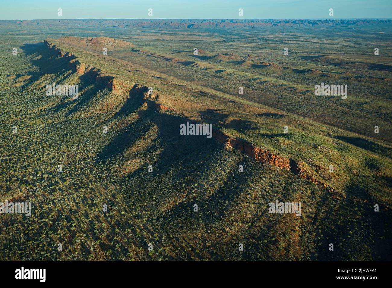 A beautiful view of El Questro Mountain range from a scenic flight tour ...