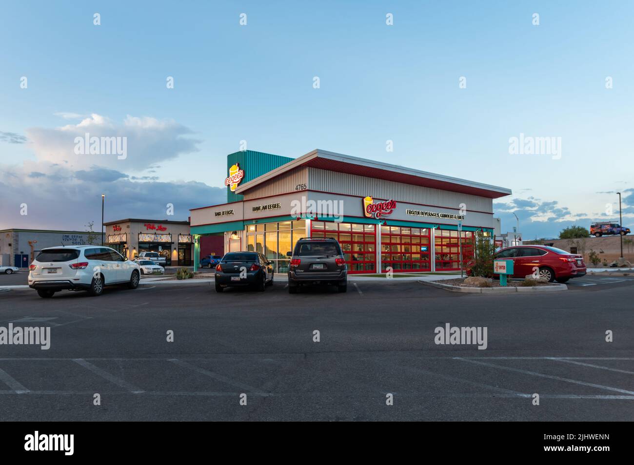 American fast food chain street hi-res stock photography and images - Alamy