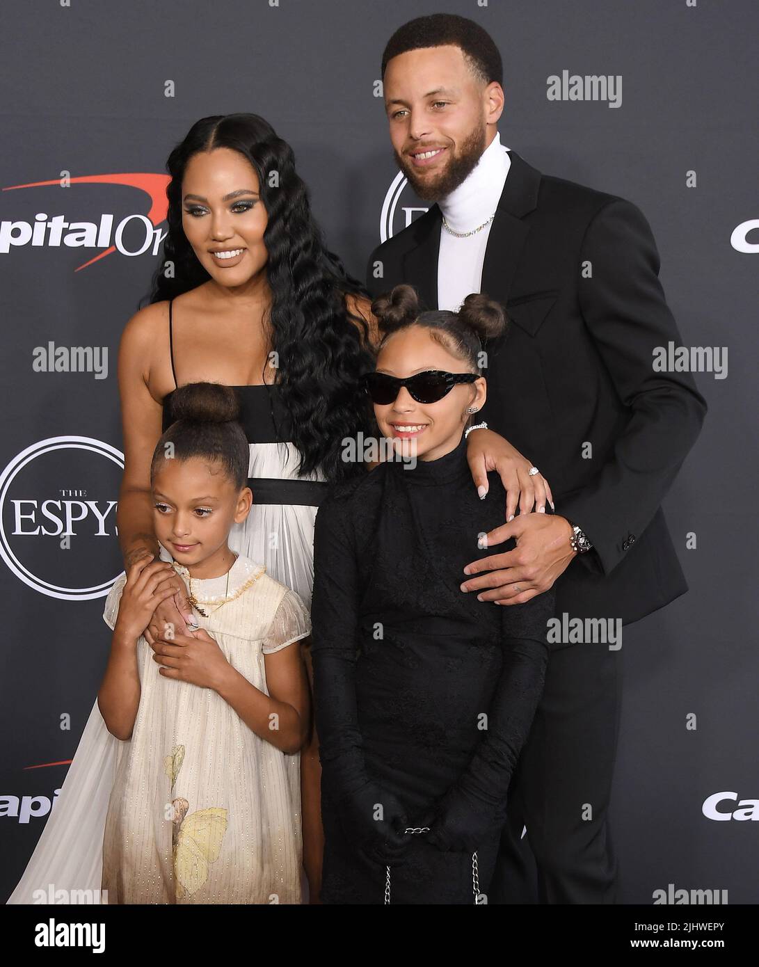 Los Angeles, USA. 20th July, 2022. (L-R) Ryan Carson Curry, Ayesha ...
