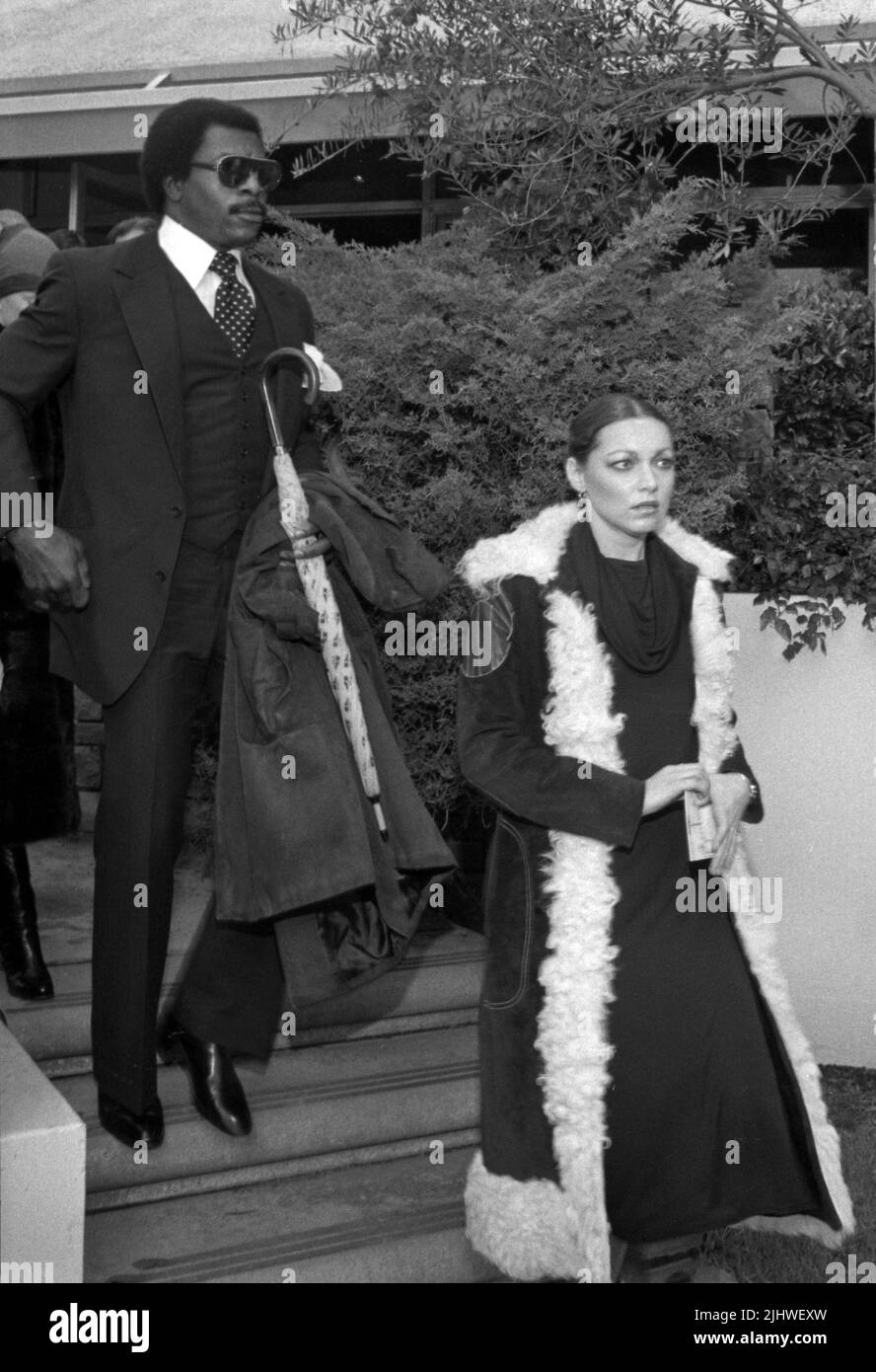 Carl Weathers at the Funeral for David Janssen on February 17, 1980 at ...
