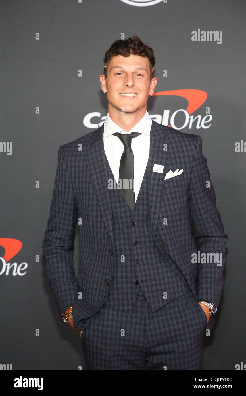 Hollywood, Ca. 20th July, 2022. Nick Mayhugh at the 2022 ESPYS at the ...