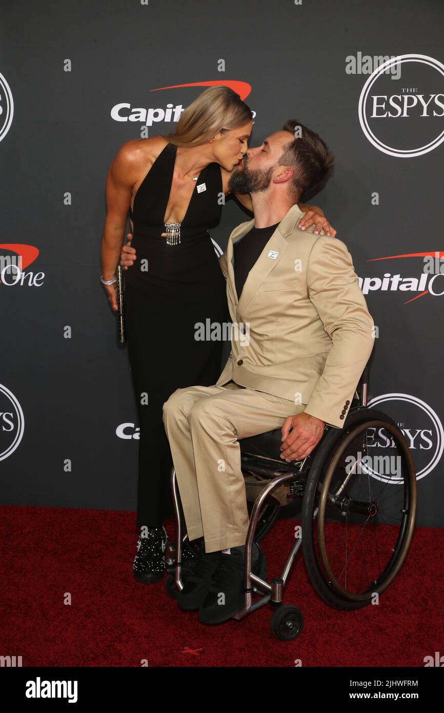 Hollywood, Ca. 20th July, 2022. Oksana Masters and Aaron Pike at the ...