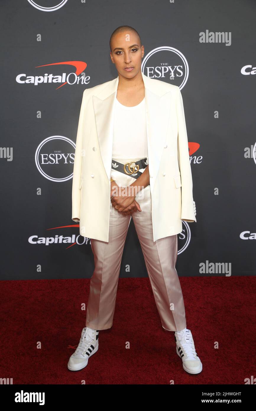 Hollywood, Ca. 20th July, 2022. Layshia Clarendon at the 2022 ESPYS at ...