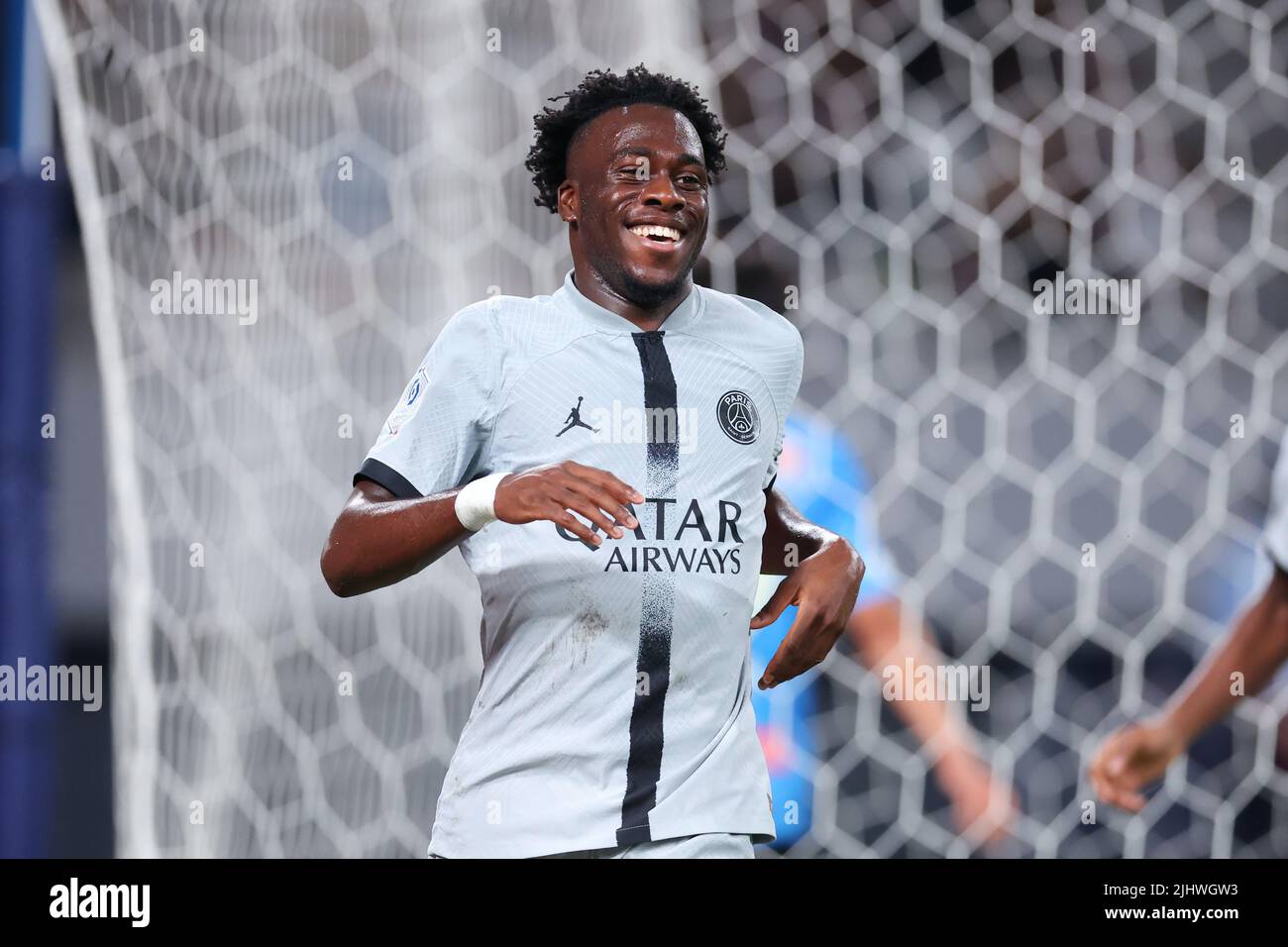 Tokyo, Japan. 20th July, 2022. Arnaud Kalimuendo (PSG) celebrates ...