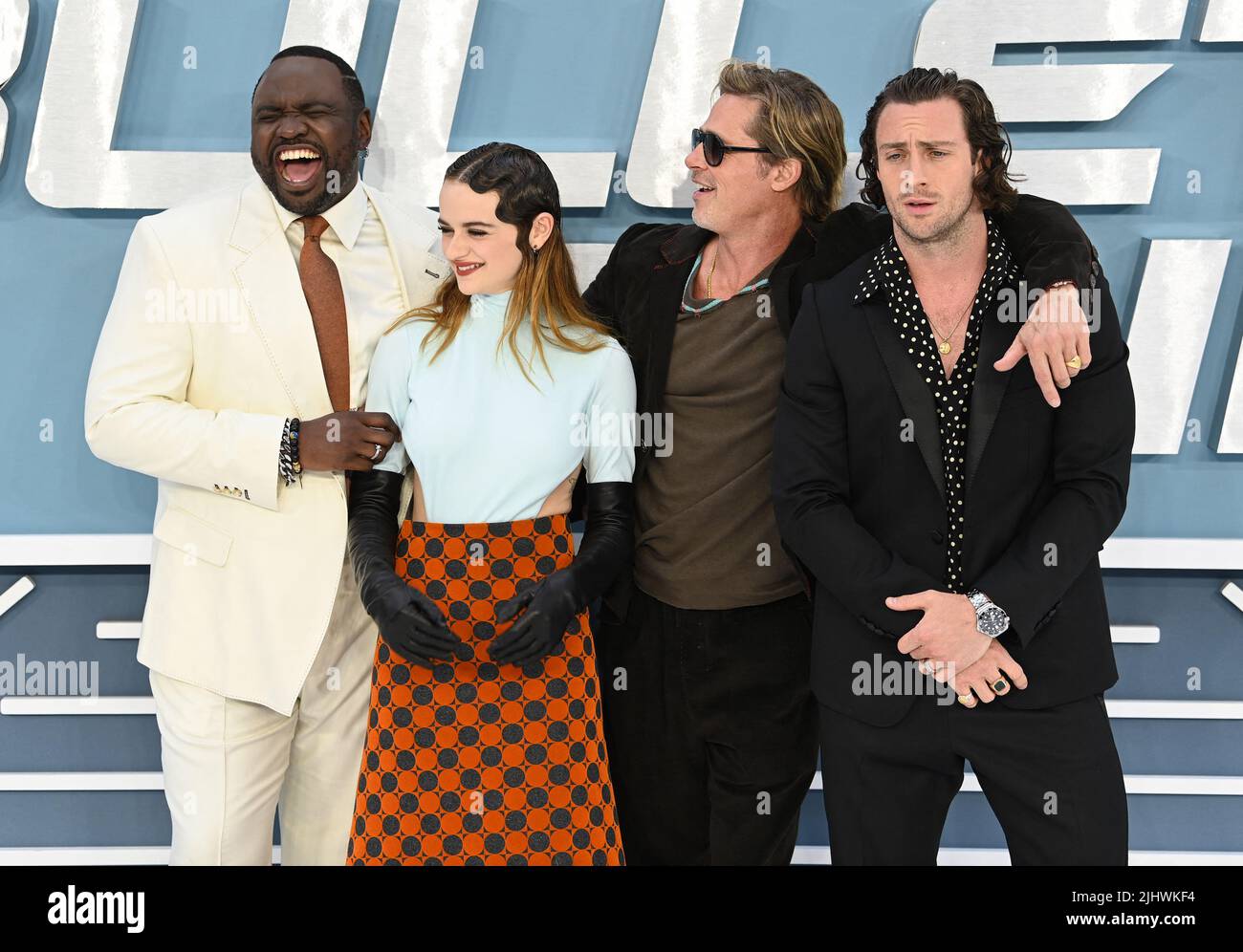 London, UK. 20th July, 2022. Brian Tyree Henry, Joey King, Brad Pitt ...