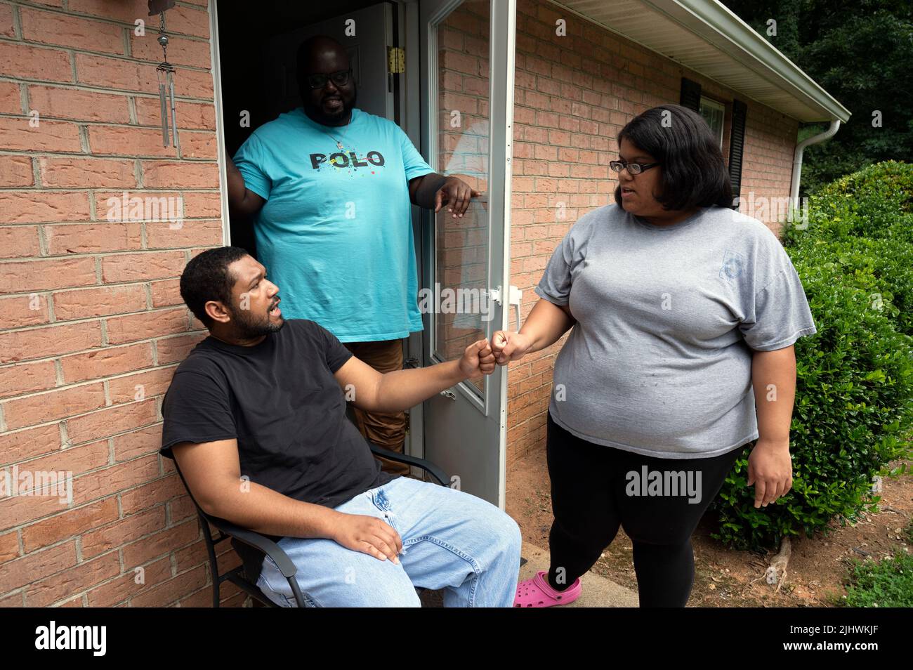 Athens, Georgia, USA. 19th July, 2022. Direct Support Professionals who ...