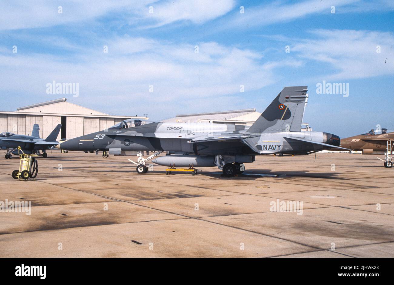 TOPGUN F/A-18 Hornet aboard NAS Miramar Stock Photo - Alamy