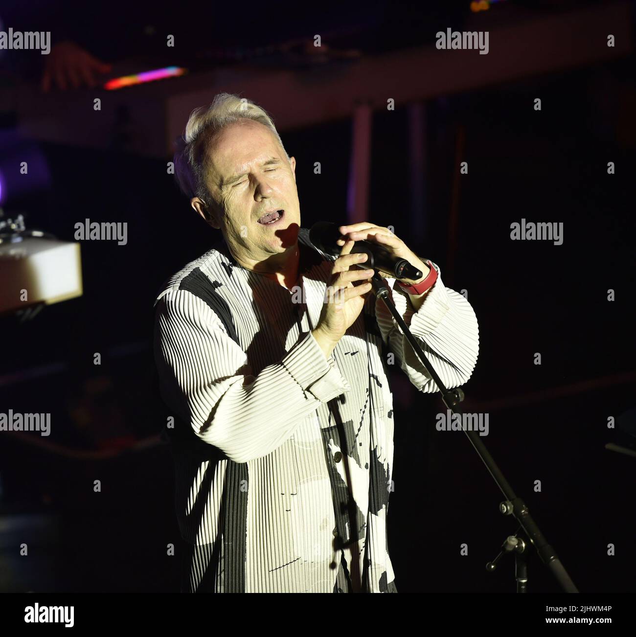 July 20, 2022, Norfolk, Virginia, U.S.A: HOWARD JONES brings new wave ...