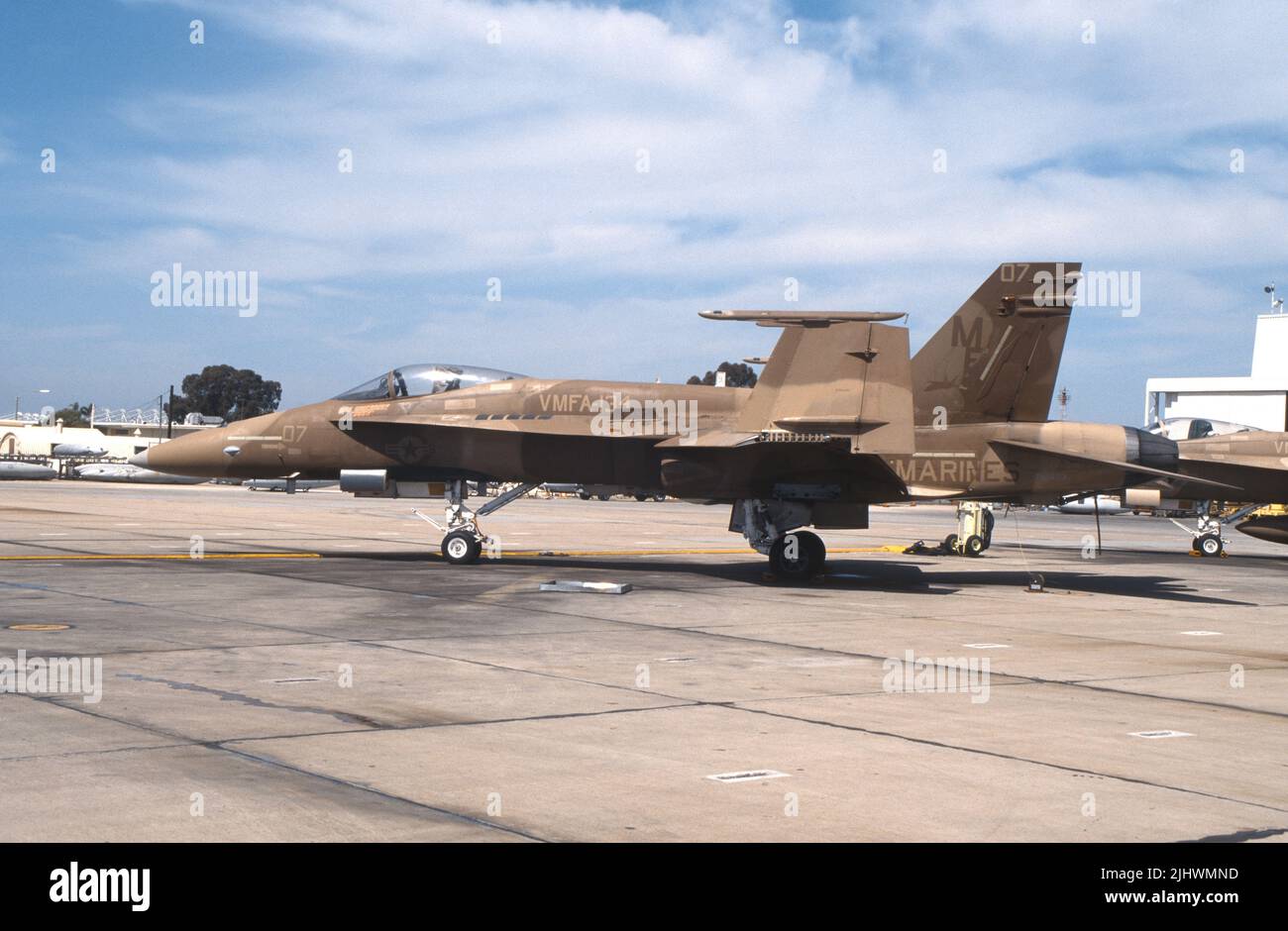 USMC F/A-18 from VMFA-134 at MCAS Miramar in San Diego, California ...