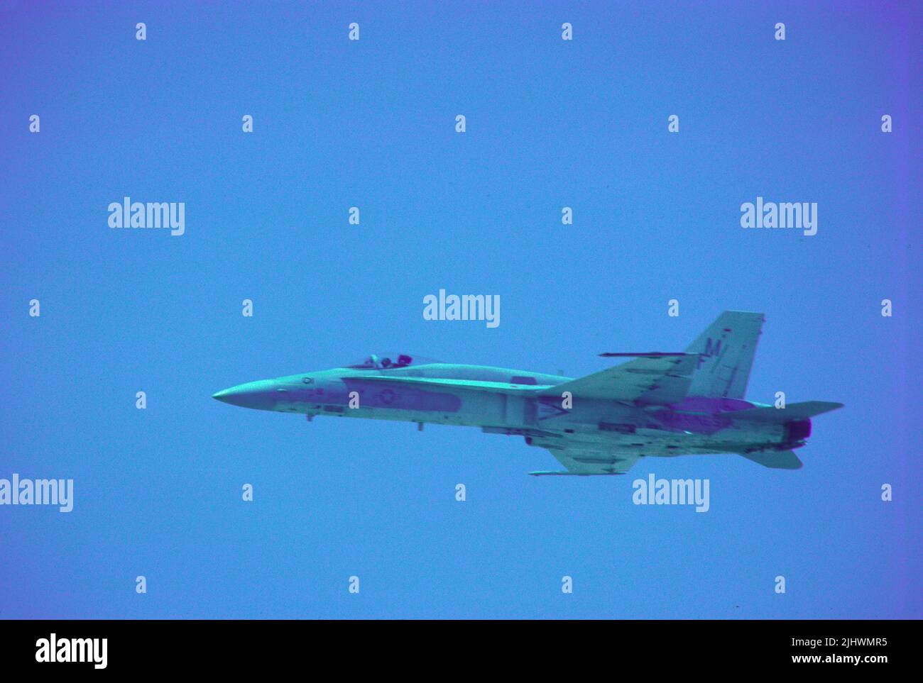 F/A-18 at speed from a distance Stock Photo - Alamy